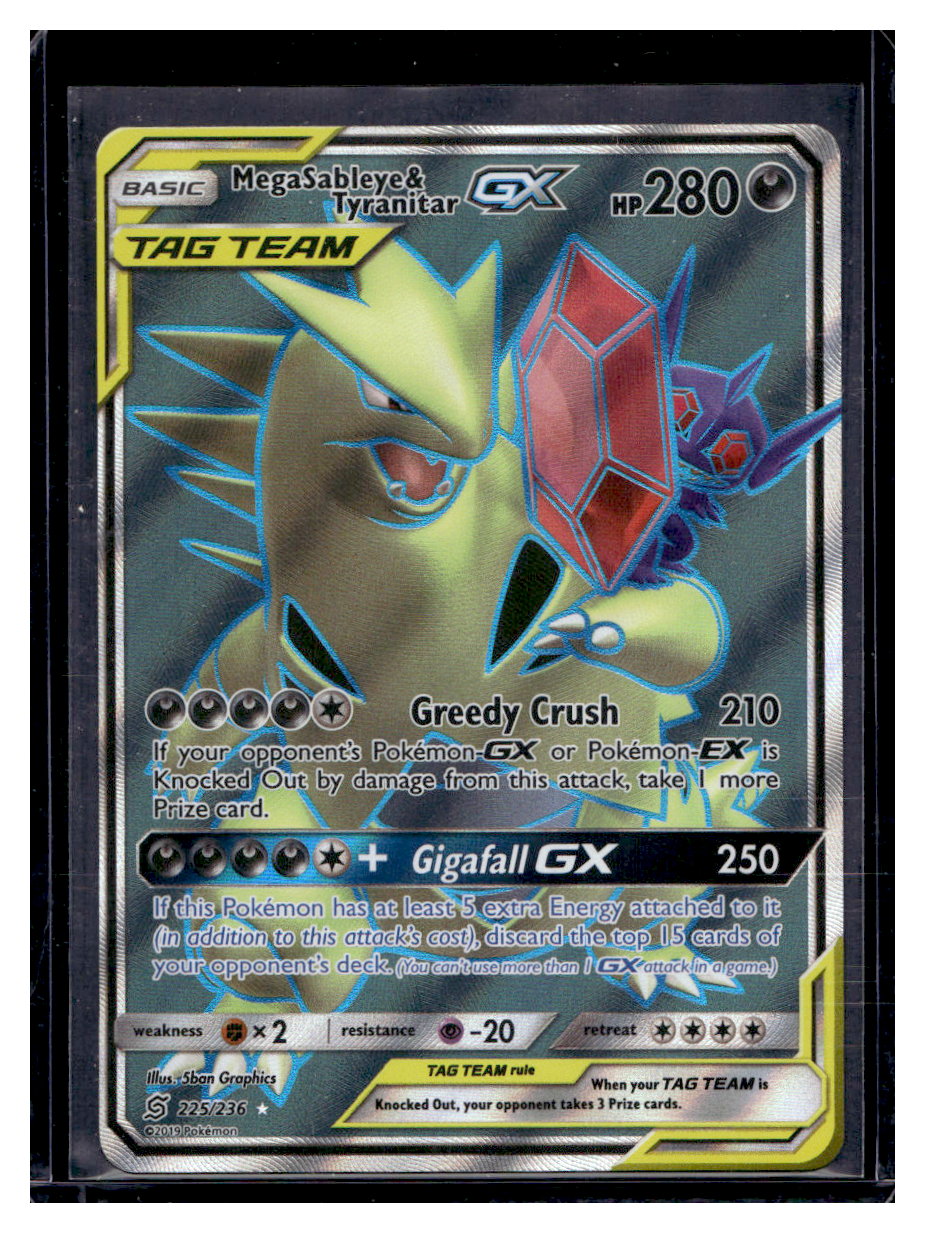 Mega Sableye & Tyranitar GX - Pokemon TCG: Unified Minds Full Art Ultra ...