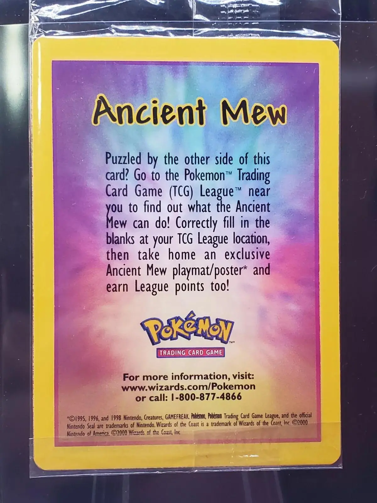 Ancient Mew Pokemon 2000 Movie Promo Sealed - Underground Case Breaks