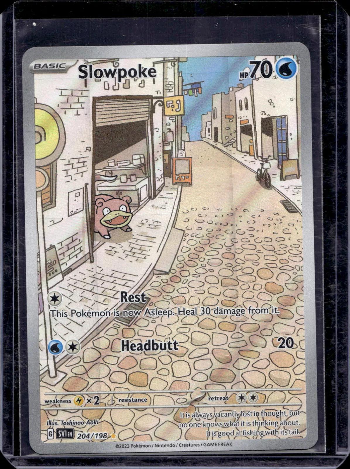 Slowpoke Pokemon SV01: Scarlet & Violet Base Set 204/198 - Underground ...