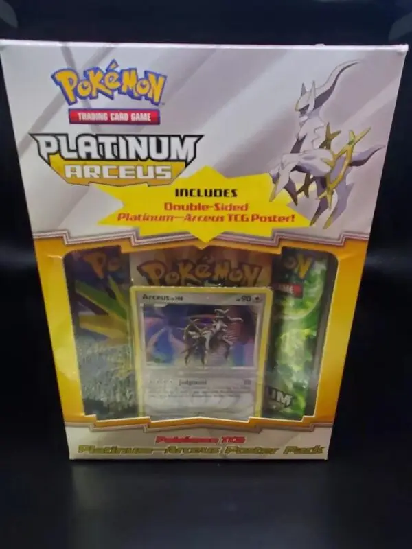 Platinum Arceus Poster Pack Box Pokemon TCG Factory Sealed 2009 Vintage ...