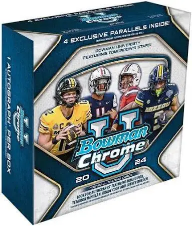 2024 Bowman University Chrome Football Monster Box - Underground Case ...